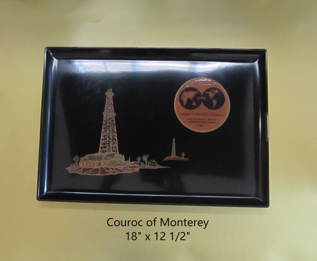 18x12 Couroc Tray Collectible Prototype Sample • 1988 Society of ...