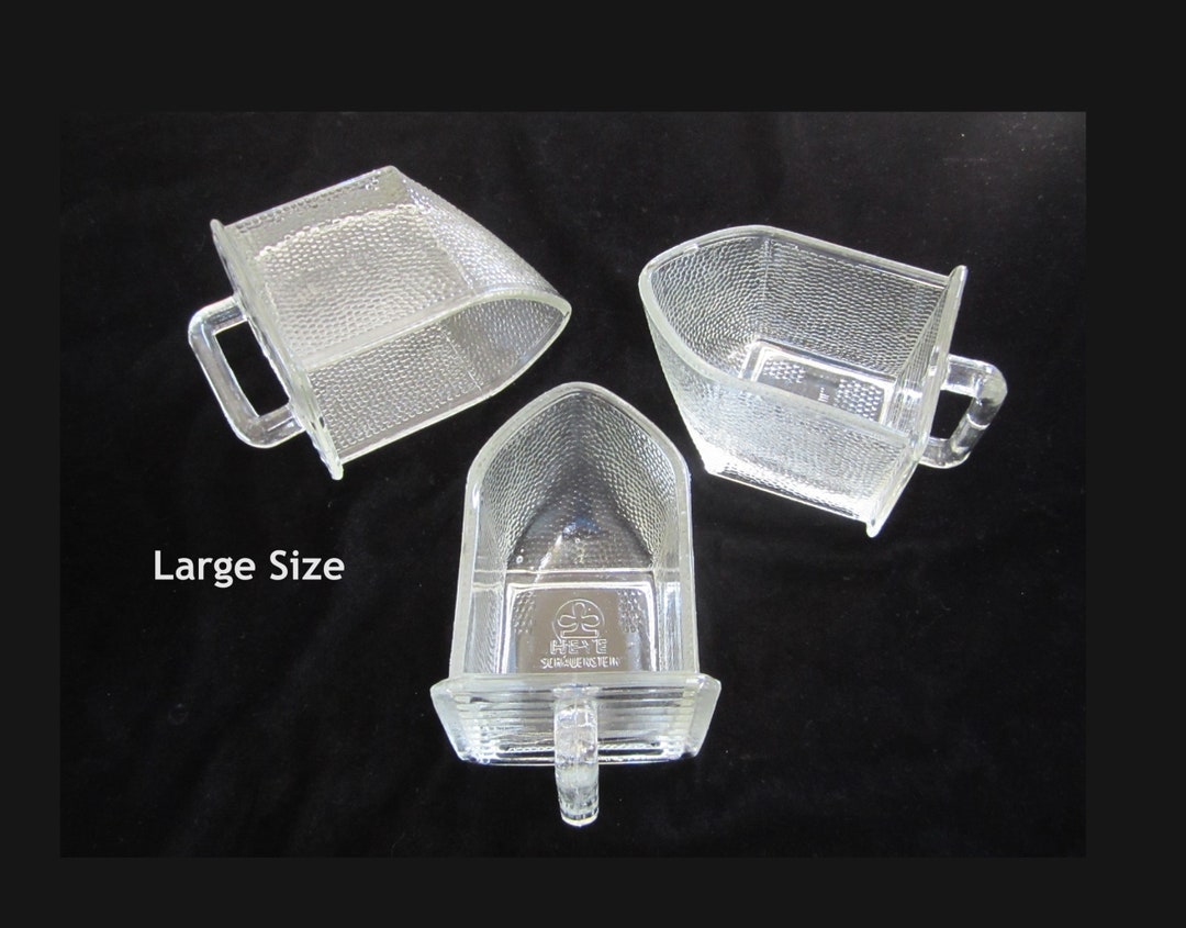 3-pc Heye Schauenstein Glass Hoosier Cabinet Scoop, Large Drawer ...