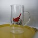 44-oz Drink Pitcher With Cardinal by Couroc of Monterey - Etsy
