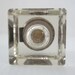 Antique Square Glass Inkwell With Sterling Silver Cap - Etsy