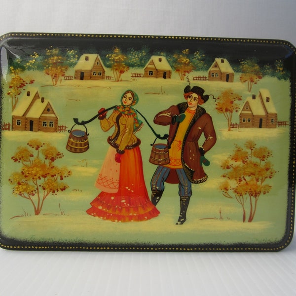 Russian Lacquer Box - Etsy