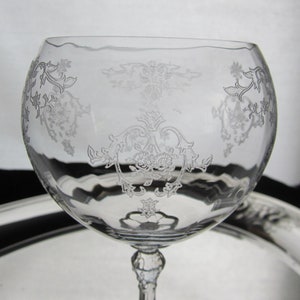Magnum Wine Navarre Clear by Fostoria Glass • Elegant Etched Crystal ...