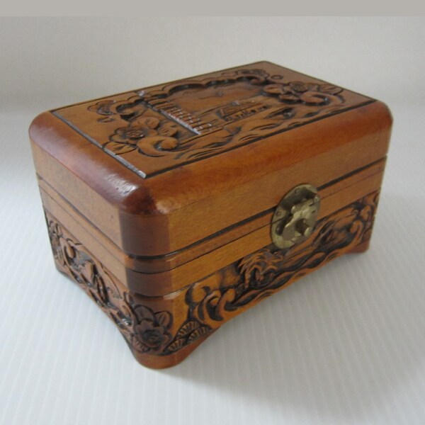 Wooden Postcard Box - Etsy