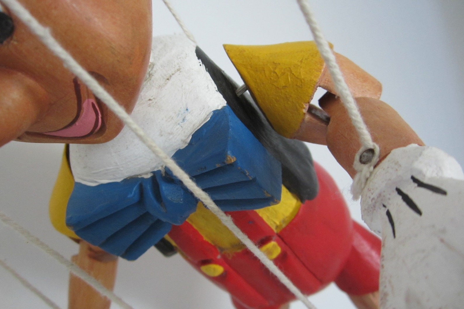 15 Wooden Pinocchio Marionette String Puppet Vintage | Etsy