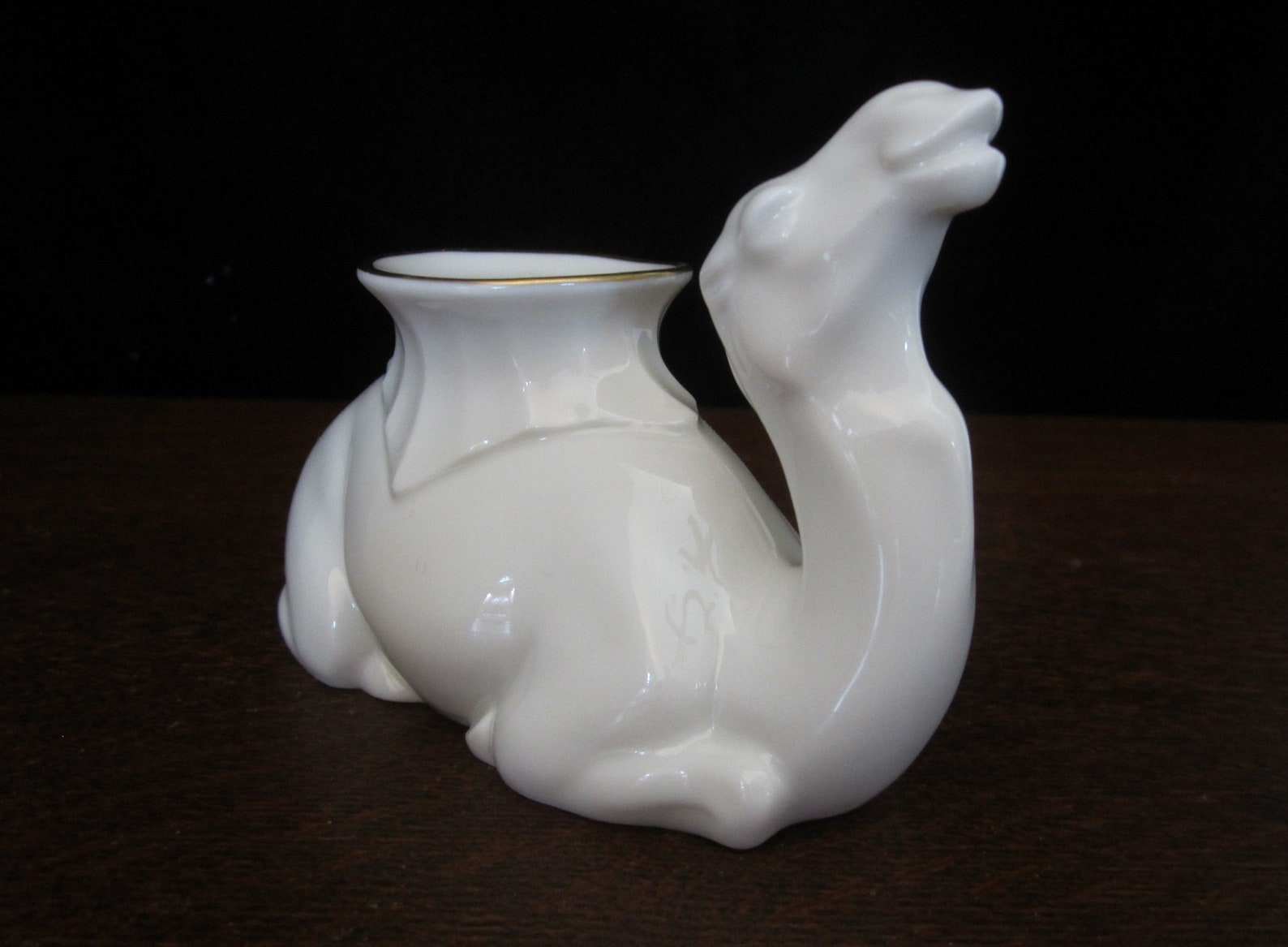 Camel Candlestick by Hutschenreuther Vintage Gold Trimmed - Etsy