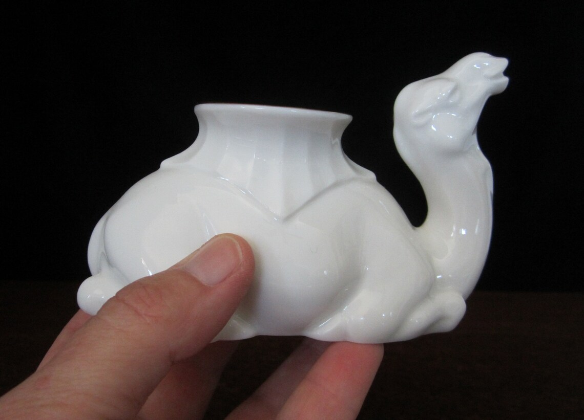 Camel Candlestick by Hutschenreuther Vintage Gold Trimmed - Etsy