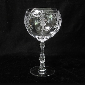 Magnum Wine Navarre Clear by Fostoria Glass • Elegant Etched Crystal ...