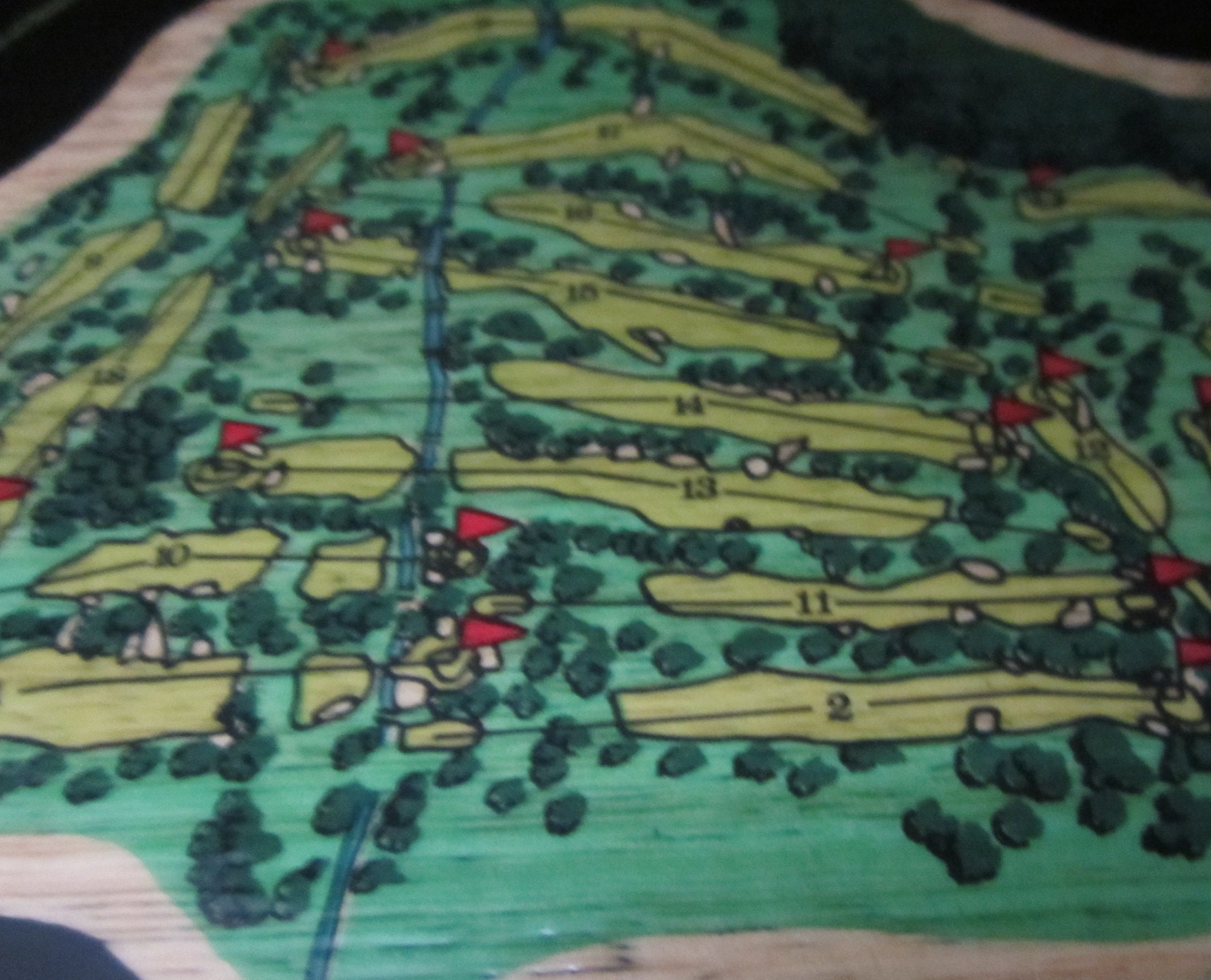 1979 US Open Couroc Tray: Vintage Golf Collectible, Inverness Club Rare ...