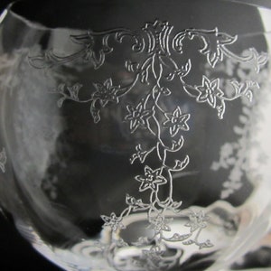 Magnum Wine Navarre Clear by Fostoria Glass • Elegant Etched Crystal ...
