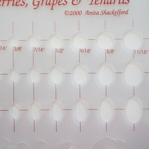 Thimble Works Templates for Quilting and Stitchery • Clear Plastic ...