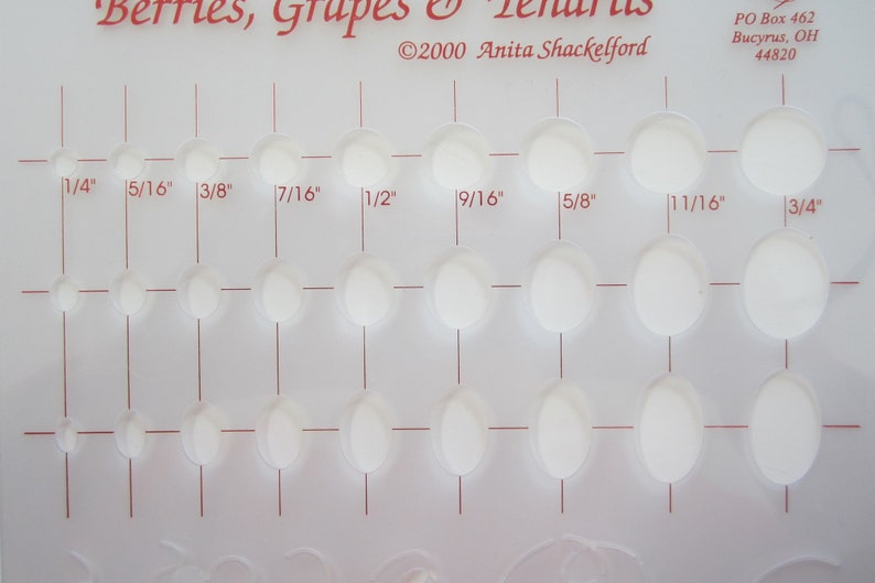 Thimble Works Templates for Quilting and Stitchery Clear | Etsy