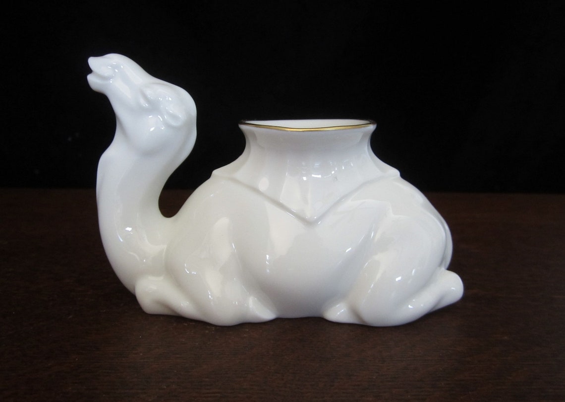 Camel Candlestick by Hutschenreuther Vintage Gold Trimmed - Etsy