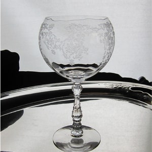 Magnum Wine Navarre Clear by Fostoria Glass • Elegant Etched Crystal ...