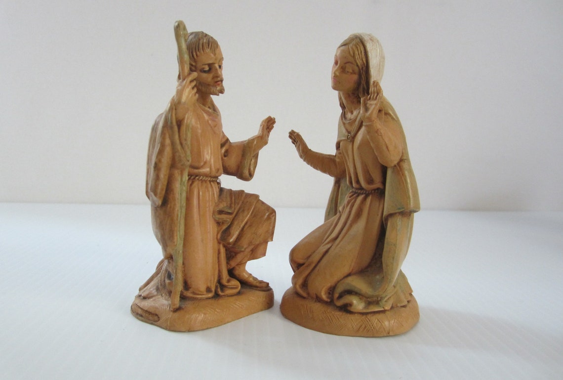 Fontanini Joseph and Mary Nativity Family Set Vintage 1983 - Etsy