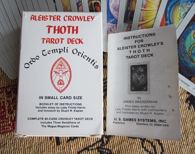 Crowley Thoth Tarot Card Deck 80-card White Box ISBN 0-88079-308-2 ...