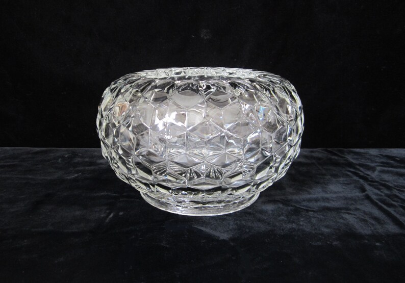 7 Early American Bowl by Fostoria Footed Cupped Clear | Etsy