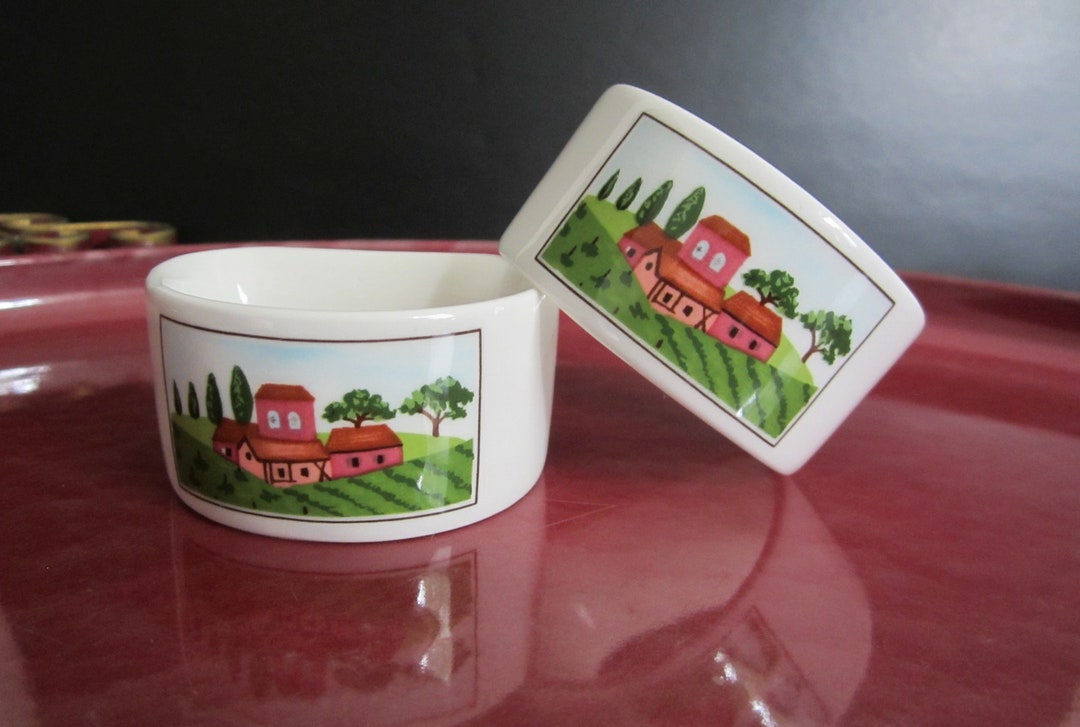 1-6 Pc Design Naif Napkin Ring by Villeroy & Boch Vintage 1983 Gérard ...