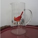 44-oz Drink Pitcher With Cardinal by Couroc of Monterey - Etsy