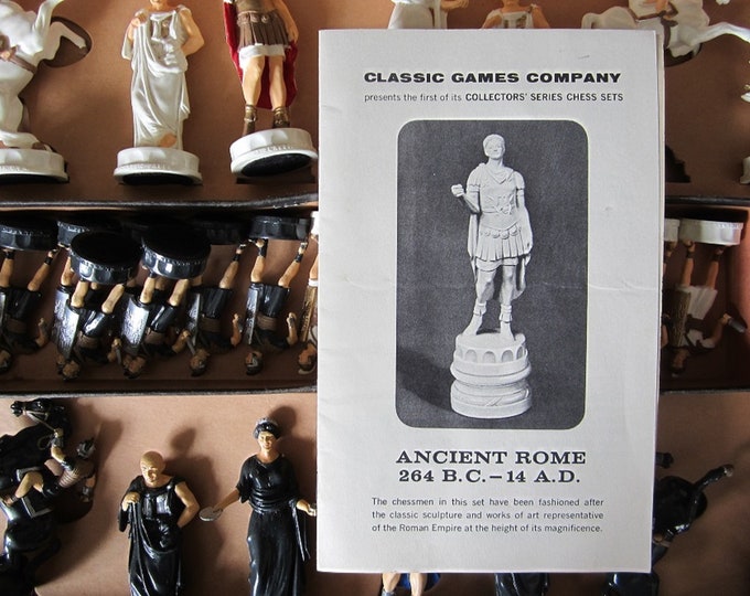 AS IS Ancient Rome Chess Set No. 60 Classic Games Co. Collectors Series ...