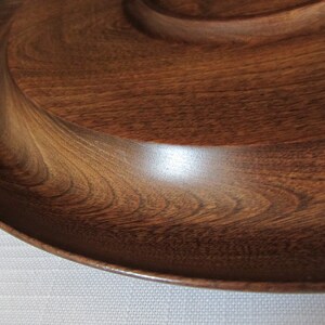 14 Woodbury Woodware Round Chip & Dip Serving Tray Vintage Vermont Hand ...