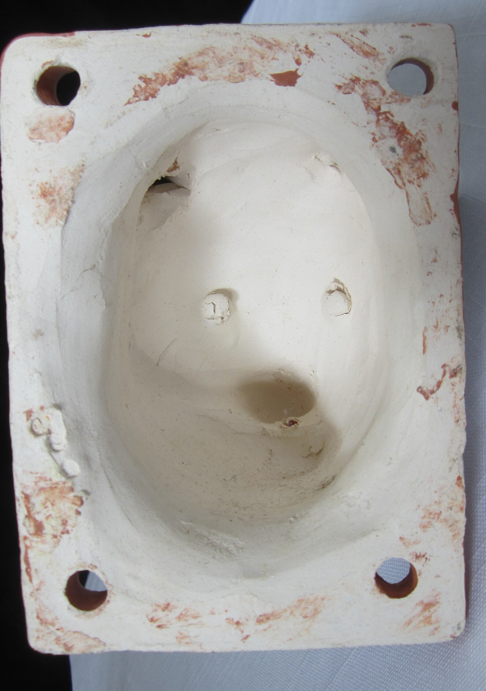 French Style Pig's Head Wall Plaque White Faience Tin - Etsy