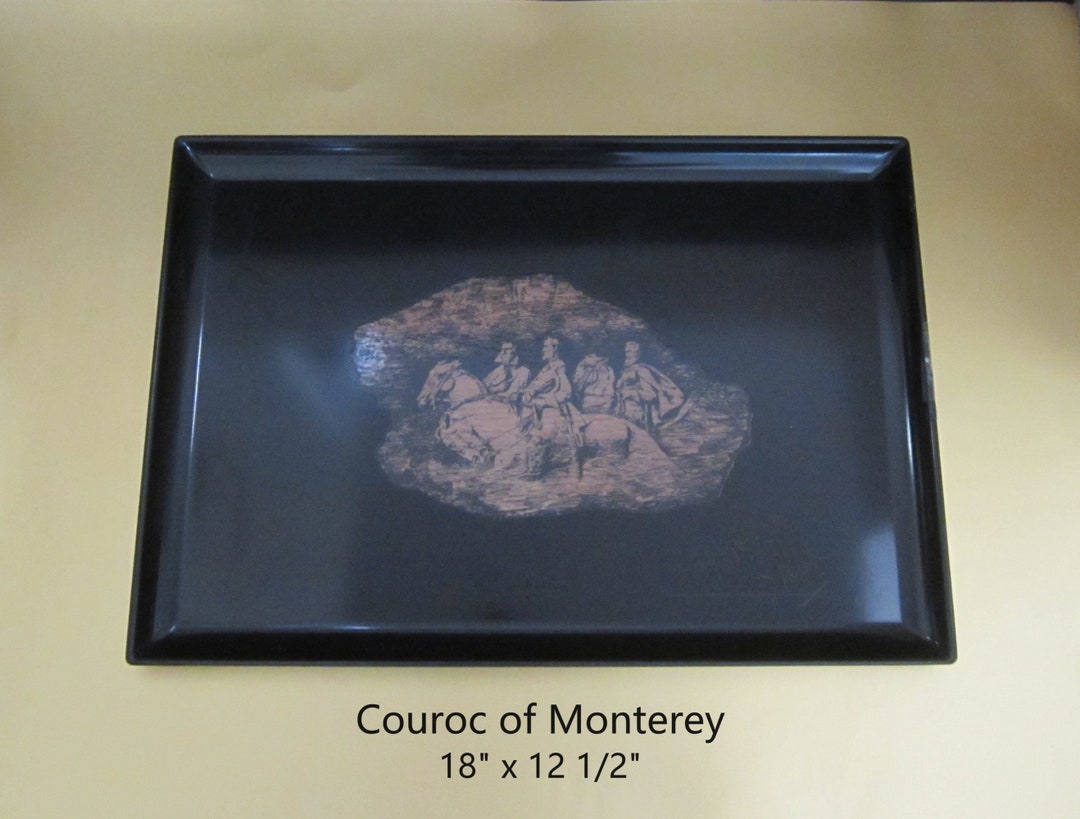 18x12 Couroc Tray Stone Mountain Collectible Prototype Sample • Georgia ...