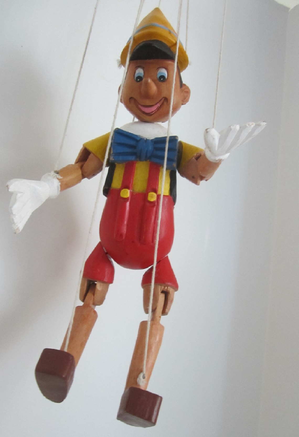 15 Wooden Pinocchio Marionette String Puppet Vintage - Etsy