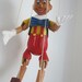 15 Wooden Pinocchio Marionette String Puppet Vintage - Etsy