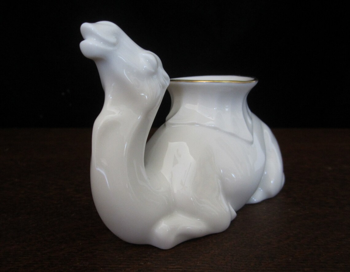 Camel Candlestick by Hutschenreuther Vintage Gold Trimmed - Etsy
