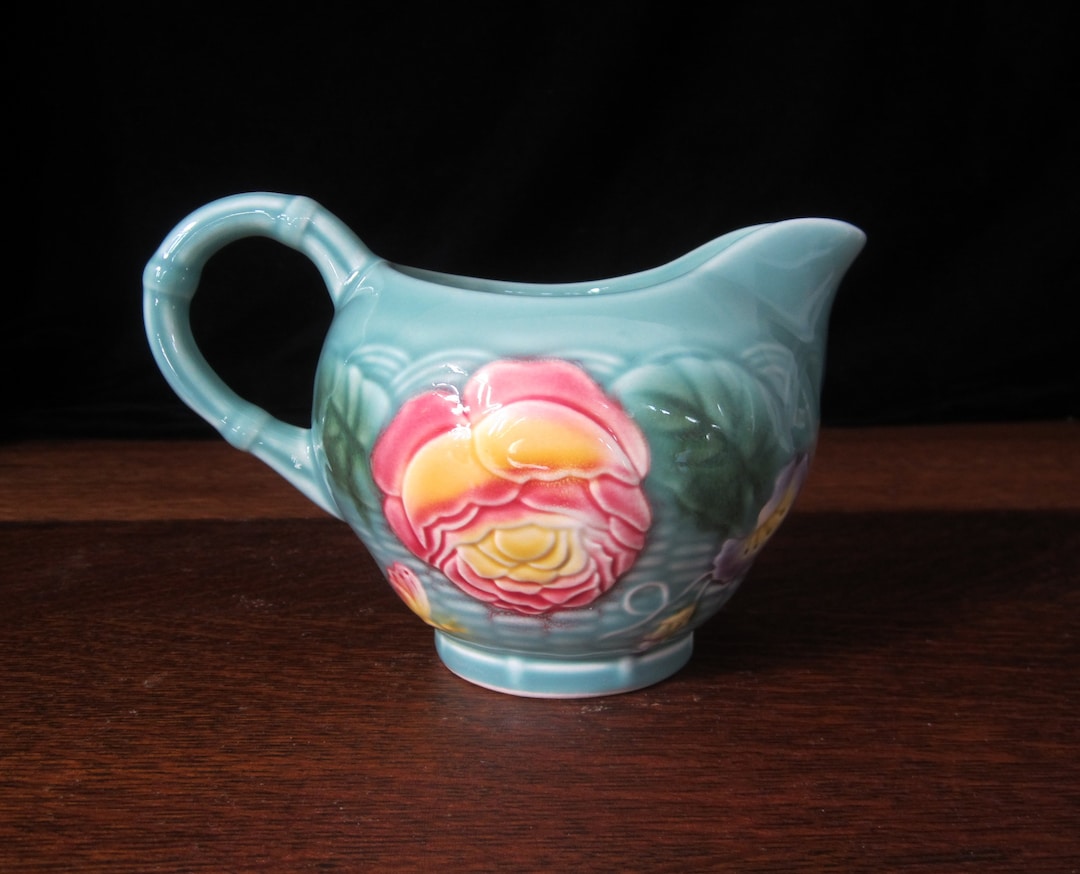 14 Oz Geneviève Lethu Paris Creamer, French Barbotine • Vintage 1980s ...