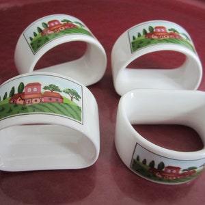 1-6 Pc Design Naif Napkin Ring by Villeroy & Boch Vintage 1983 Gérard ...