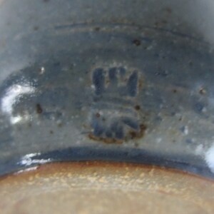 3" Hand Thrown Pottery Jar or Trinket Box With Lid, Blue Glaze ...