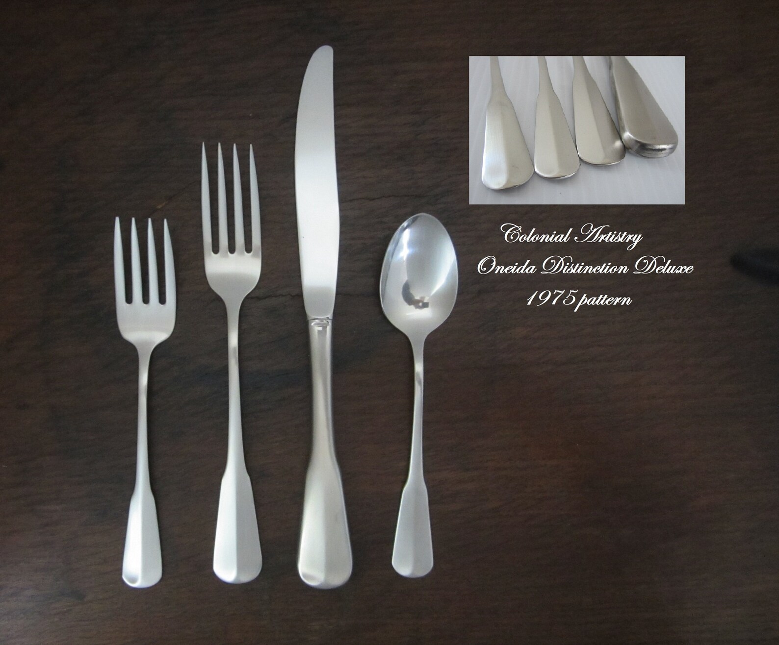 1 4 Pcs Colonial Artistry Flatware Teaspoon Salad or Dinner - Etsy
