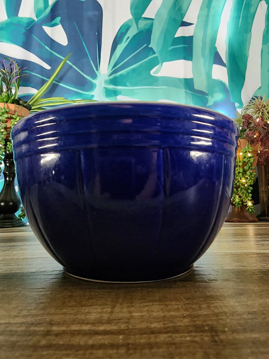 Blue Bowl, Indigo Blue Nesting Bowl, Small/medium Cobalt Blue Ceramic ...