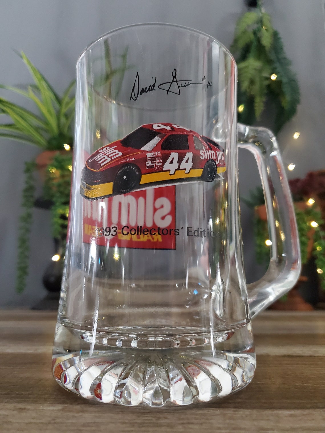 Slim Jim Racing Team Beer Mug Nascar Slim Jim Racing Glass Etsy