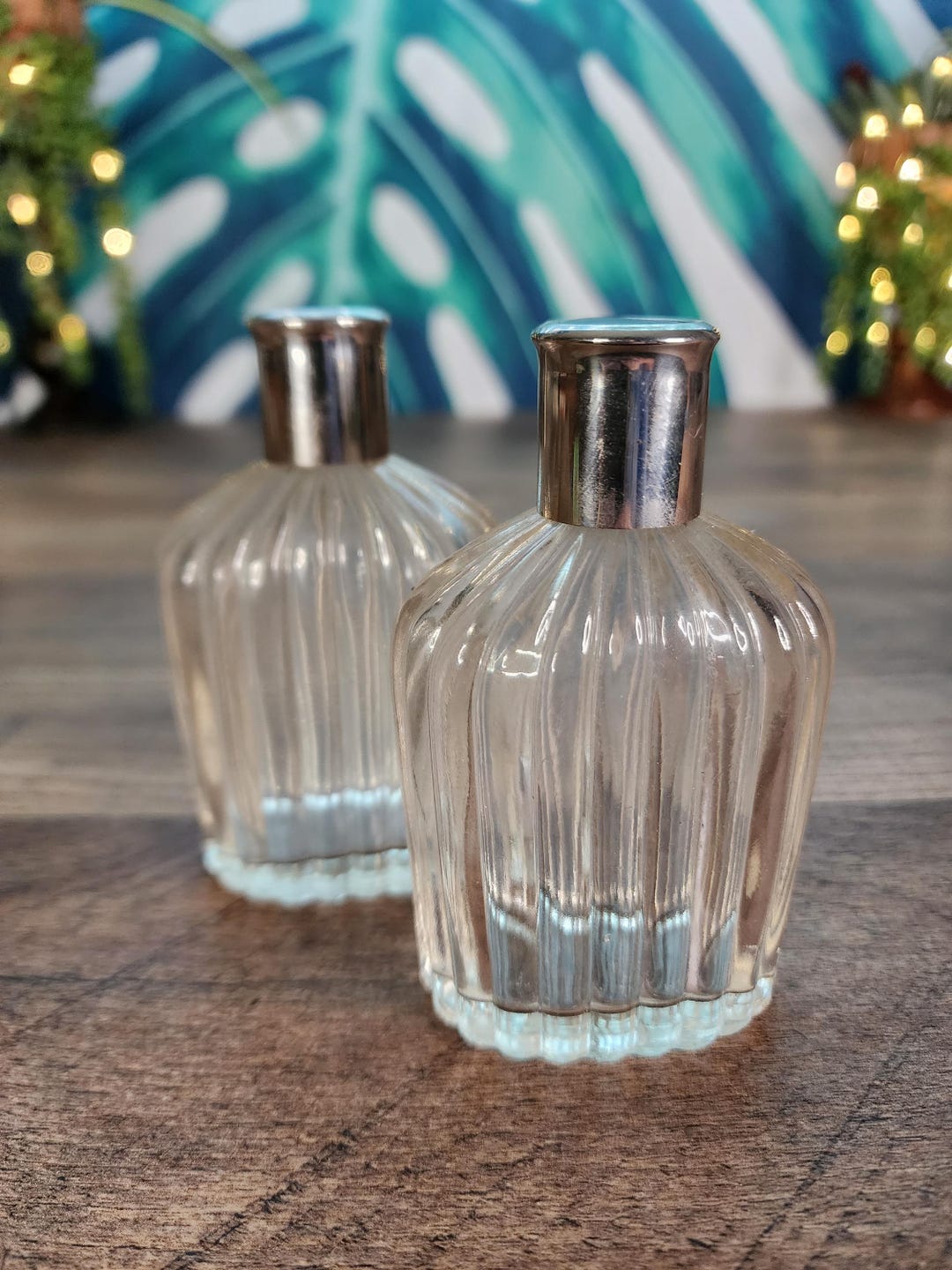 Antique Ribbed Apothecary Bottles: Art Deco Chemist Glass, Cork & Screw ...