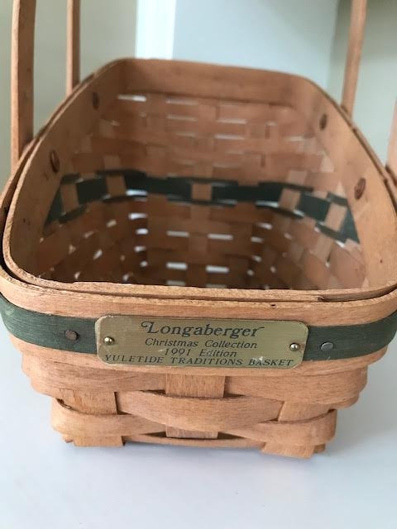 Longaberger 1991 Christmas Collection Basket - Etsy