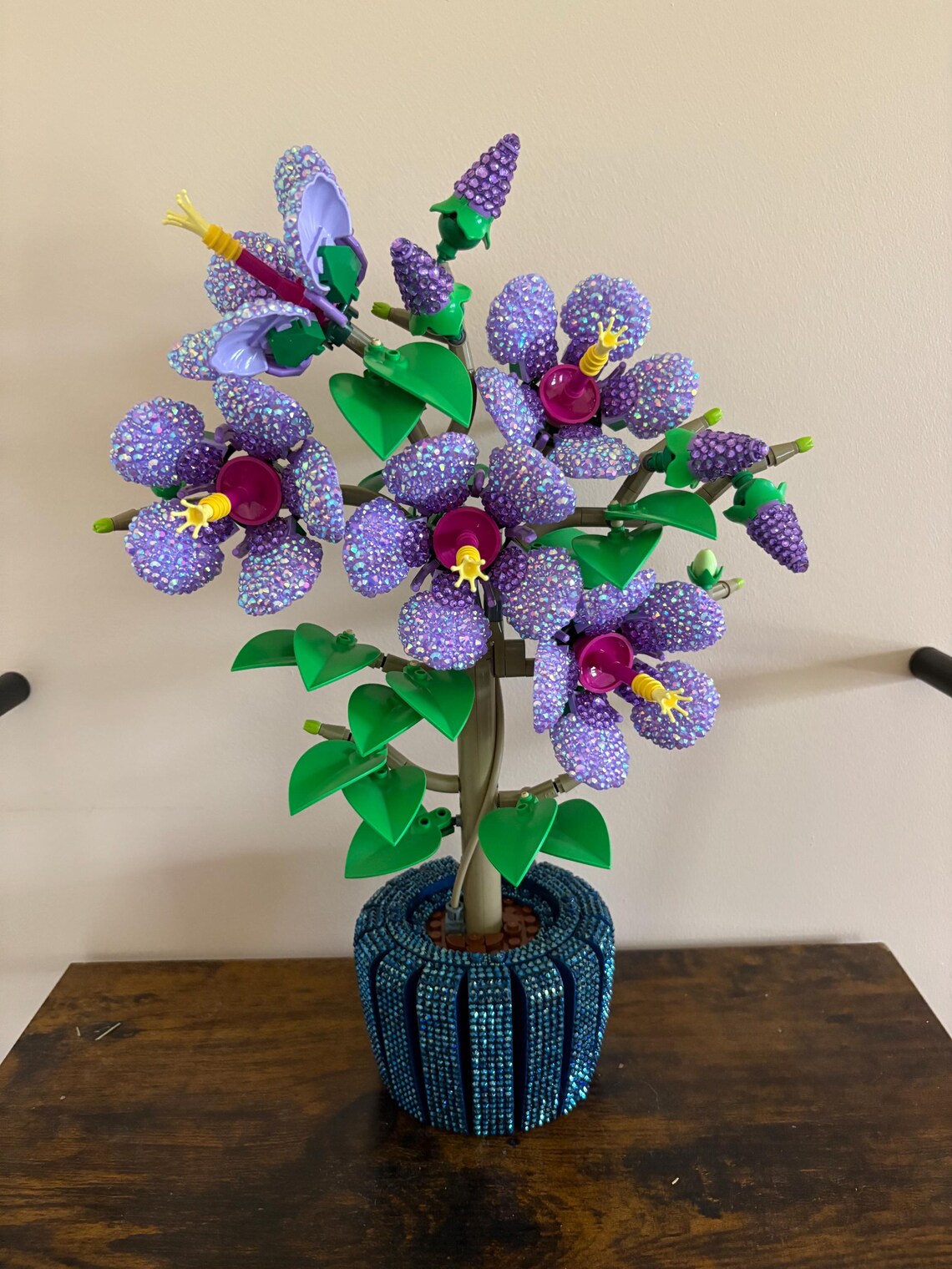 Hibiscus Bedazzled Building Block Set - Etsy