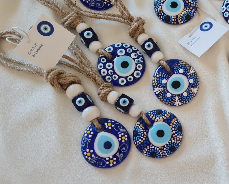 Evil Eye Wall Hanginghand Painted Evil Eyeprotection - Etsy