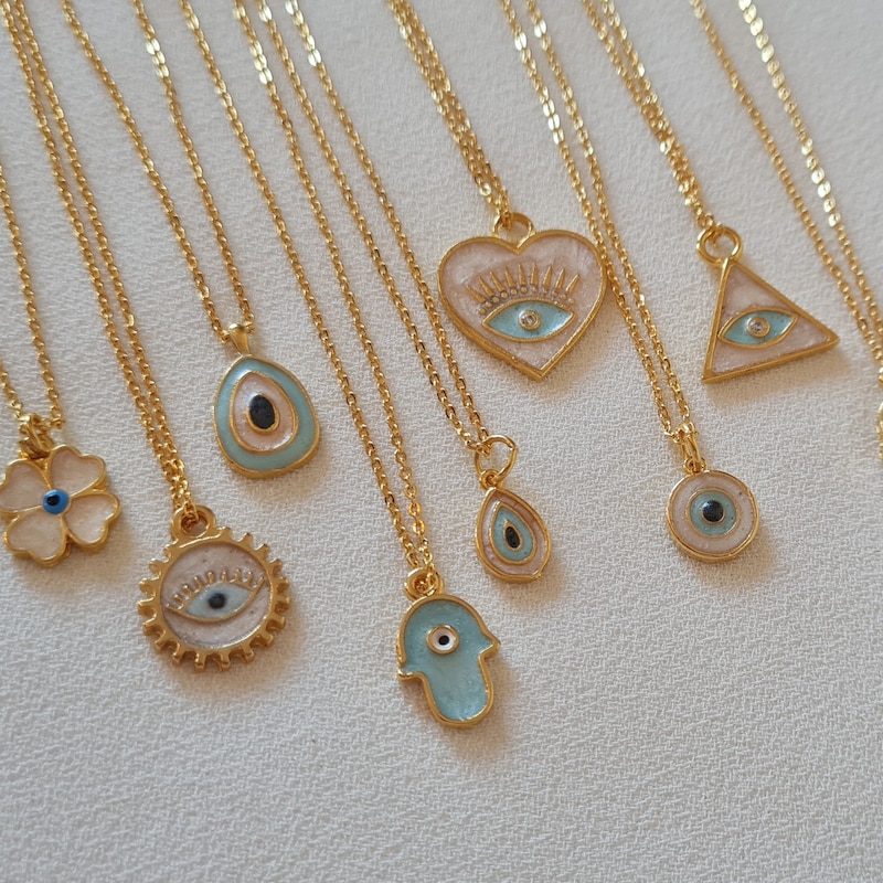 Evil Eye Necklace - Etsy