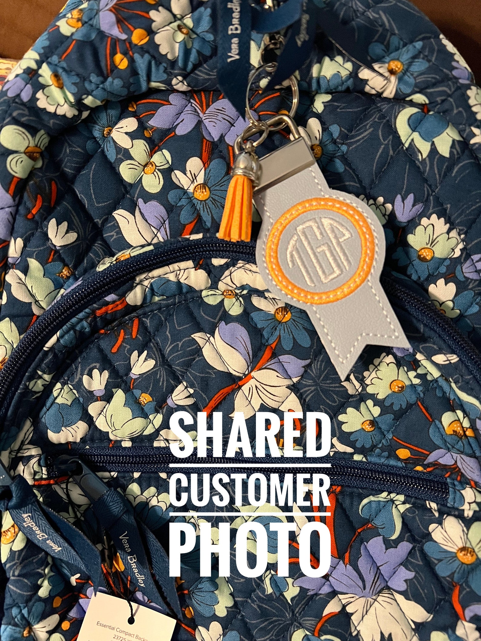 Monogram Flag Tag: Personalized Name Keychain/ Label / Bag Tag - Etsy