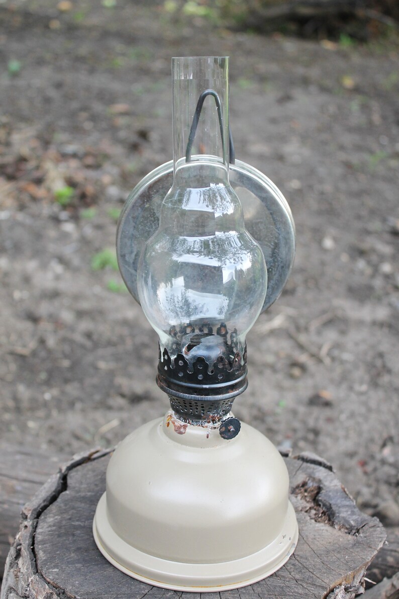 Vintage Oil Lamp Gas Lamp Petrol Lamp USSR Vintage Lamp Kerosene Lamp ...