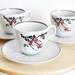 Lovely Rare Soviet Vintage Tea Set, Soviet Porcelain Service, Vintage Porcelain Set Baranivka ...