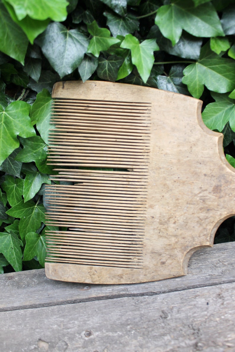 Vintage Wooden Antique Wool Comb Wooden Carder Wool - Etsy
