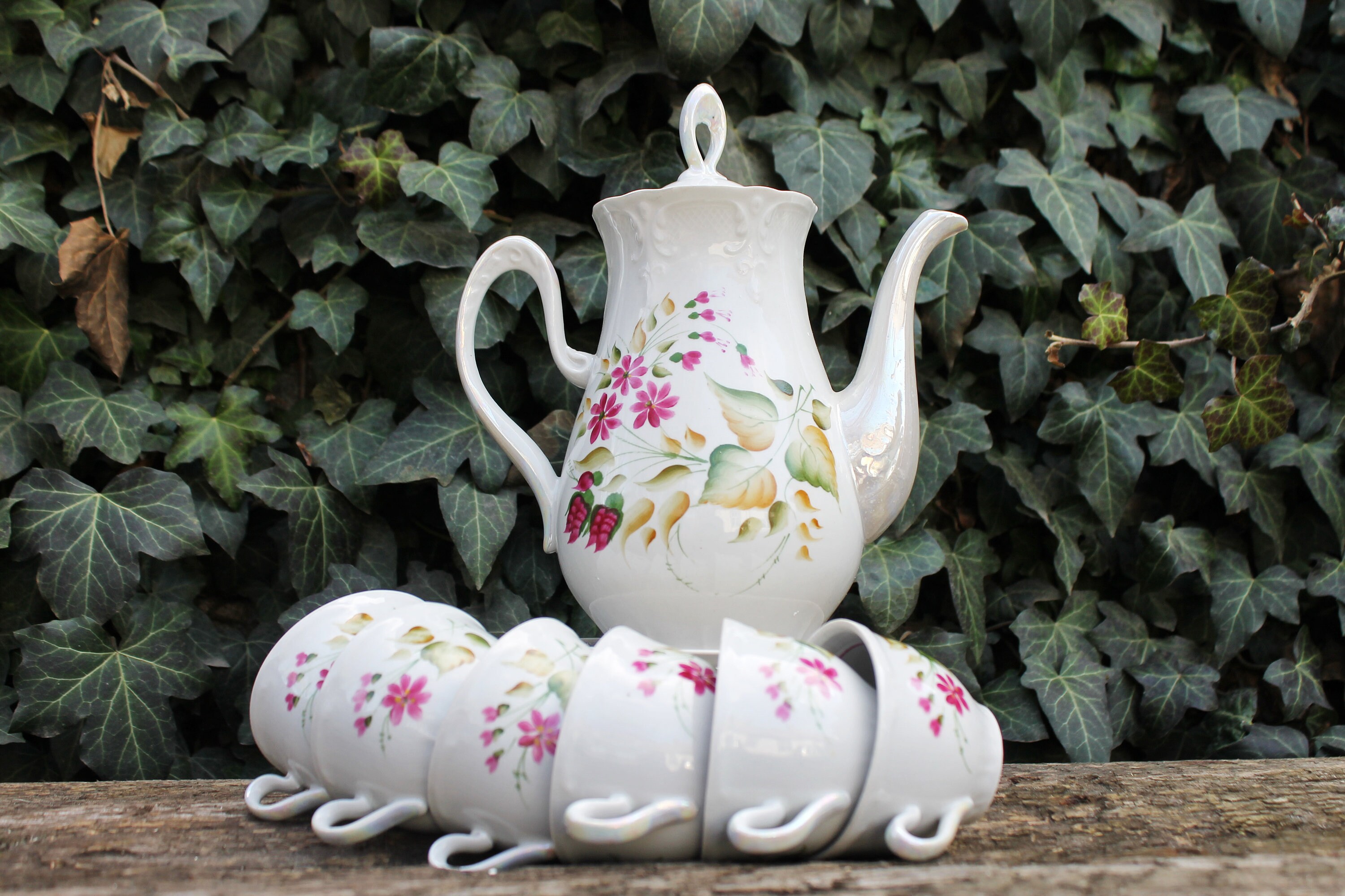 Soviet Coffee-tea Set for 6 Persons Soviet Coffee Set Soviet - Etsy