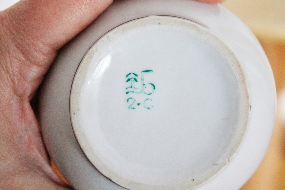 Lovely Rare Soviet Vintage Tea Set Soviet Porcelain Service - Etsy