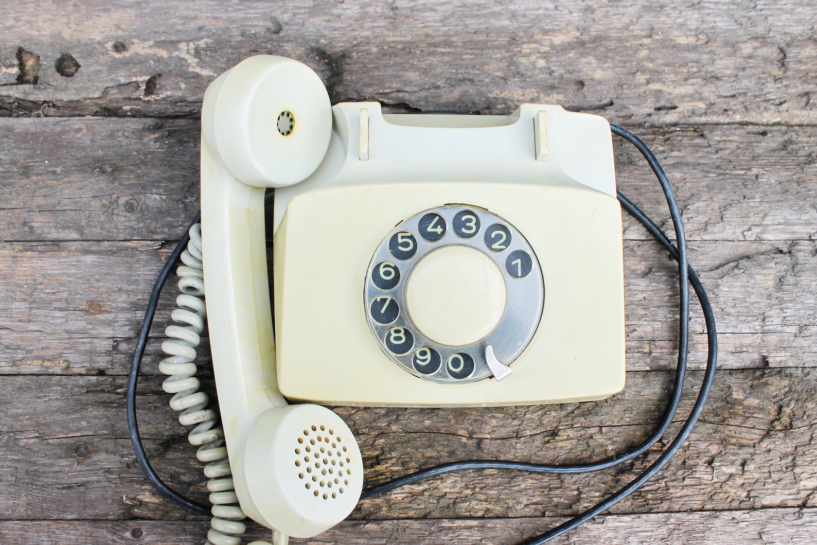 Vintage Soviet Beige Rotary Telephone Circle Dial Rotary - Etsy