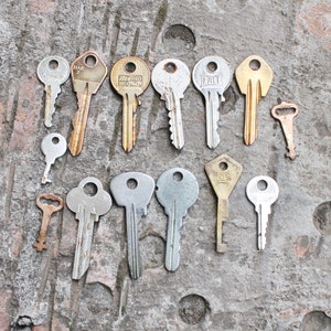 Set of 14 Vintage Keys From the USSR - Soviet Union Vintage Keys, Old ...