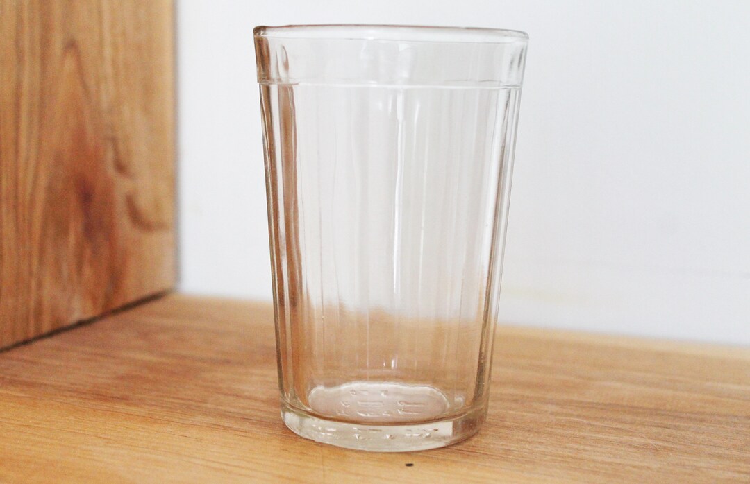 Vintage Soviet Traditional Faceted Glass (200 Gram) - 4.3 Inches - Made ...