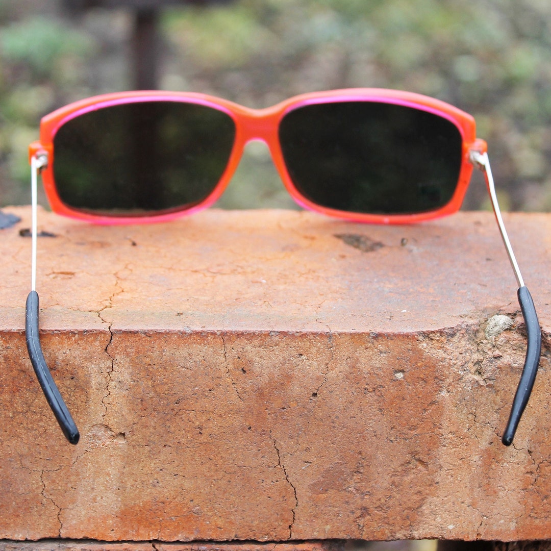 Vintage Red Sunglasses in Original Box Collectible Glasses Soviet ...